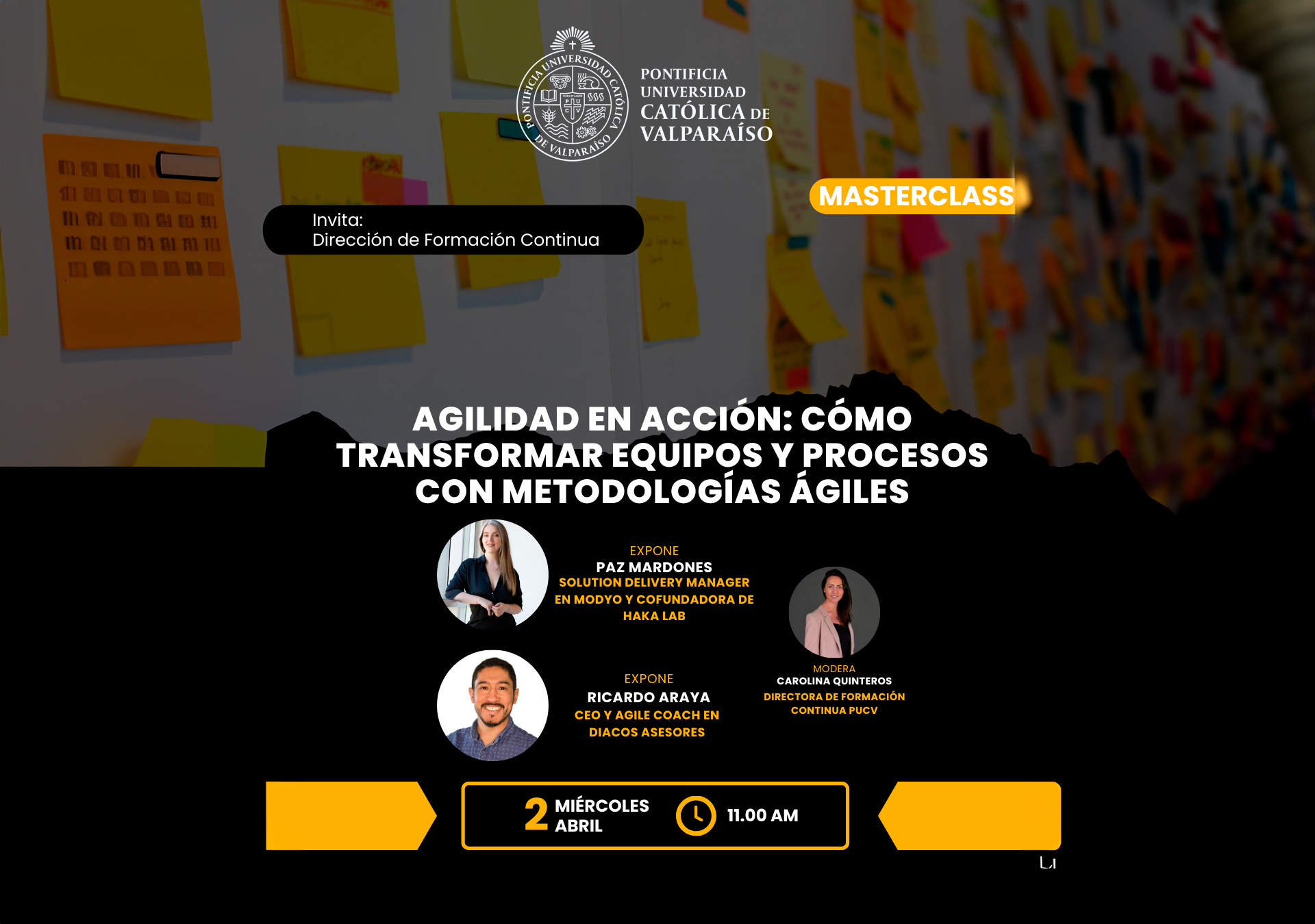 Equipos más ágiles, procesos más humanos: lo que dejó la masterclass PUCV – Formación Continua